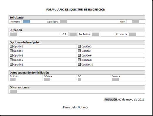 Para saber más sobre Office: Word-Plantillas-Práctica 8-Formulario simple